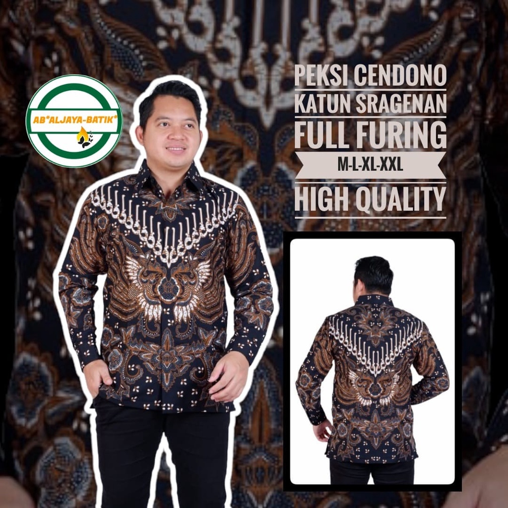 Jual PEKSI CENDONO ALJAYA KEMEJA BATIK PRIA SOLO LENGAN PANJANG PENDEK ...