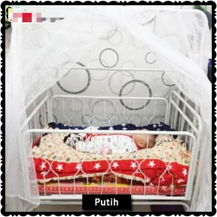 Jual BAYI-TIDUR-BOX- BABY BOX BESI "AYUN" - BOX TIDUR BAYI - PUTIH -BOX ...