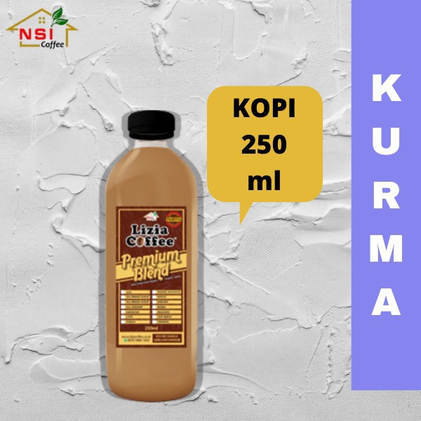 Jual Kurma Coffee Kopi Kurma Lizia Coffee 250 ml | Shopee Indonesia