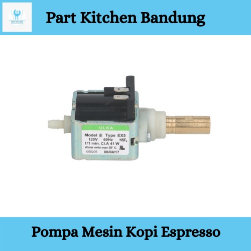 Jual ULKA Vibration Pump 120V/41W; Pompa Mesin Kopi Espresso | Shopee ...