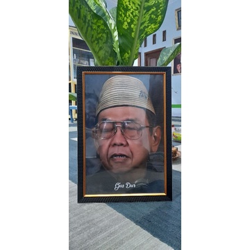 Jual Poster Ulama plus Bingkai. Poster foto Gus Dur | Shopee Indonesia