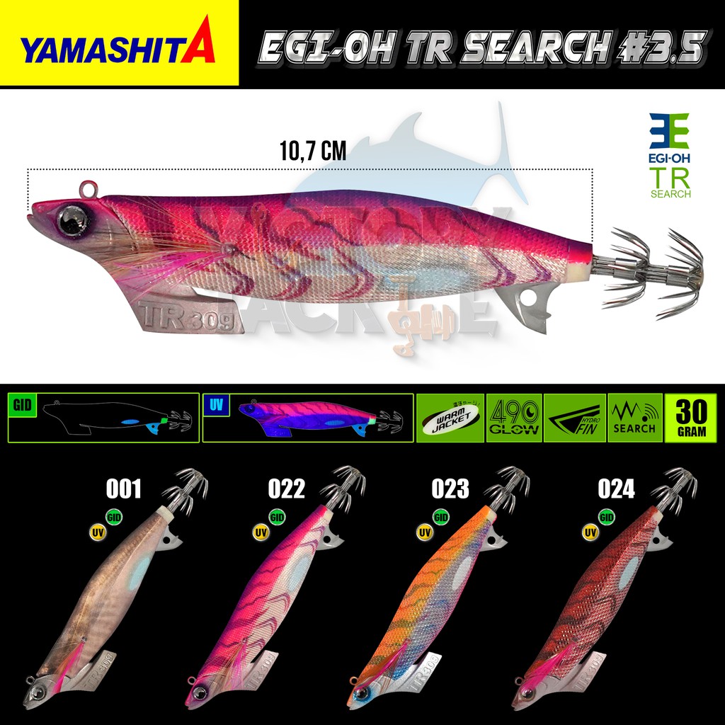 Jual YAMASHITA EGI OH TIP RUN RATTLE SEARCH WARM JACKET #3.5 / 30 GRAM ...