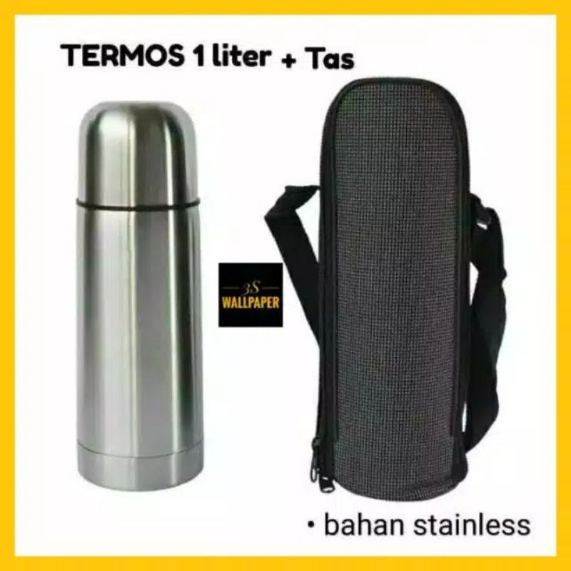 Jual TERMOS 1 LITER/TERMOS STAINLES/ TERMOS HOT & COOL | Shopee Indonesia