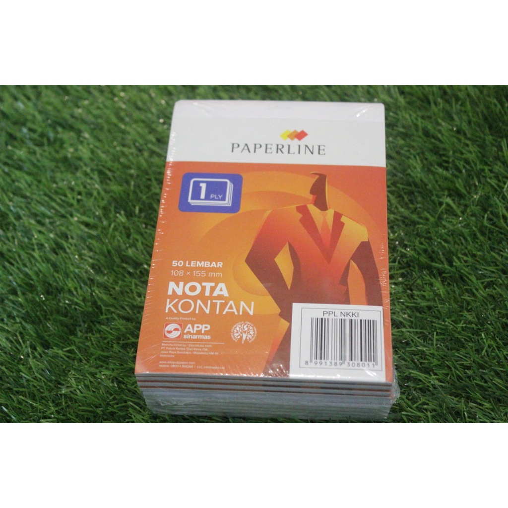 Jual PAPERLINE NOTA KONTAN KECIL 1 PLY / ISI 25 SET / 108 x 155 mm ...