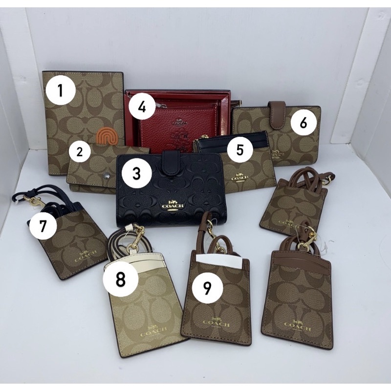 Jual Coach wallet/dompet coach/ID card coach/card holder | Shopee Indonesia