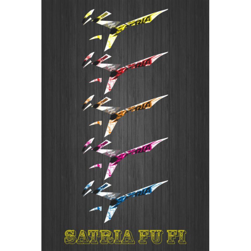 Jual Stiker Motor Striping Motor Variasi Satria Fu Fi Campuran Slide ...