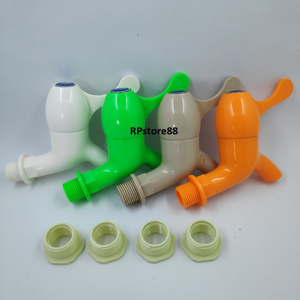 Jual KRAN AIR PVC 1/2'' CML - KERAN 1/2 INCH - KRAN PLASTIK DAPUR ...