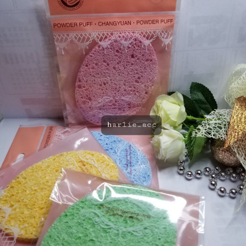 Jual Sponge facial wajah/ spons cuci muka/ spon perawatan wajah ...