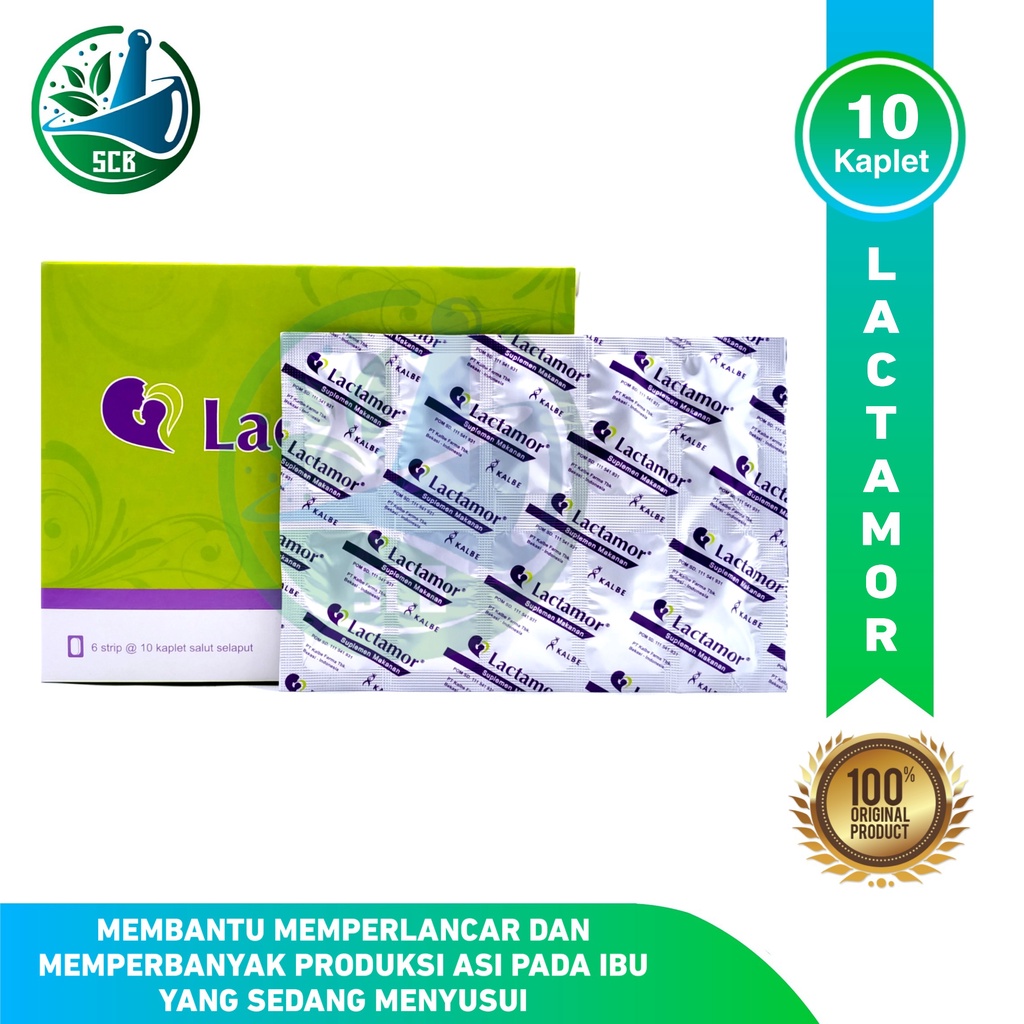 Jual Lactamor Pelancar Asi -Extrak Katuk dan Fenugreek -Perstrip {10 ...