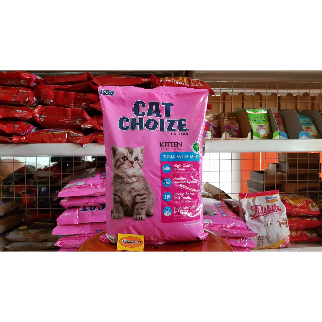 Jual CAT CHOIZE KITTEN 1KG CAT CHOIZE KITTEN TUNA PINK | Shopee Indonesia