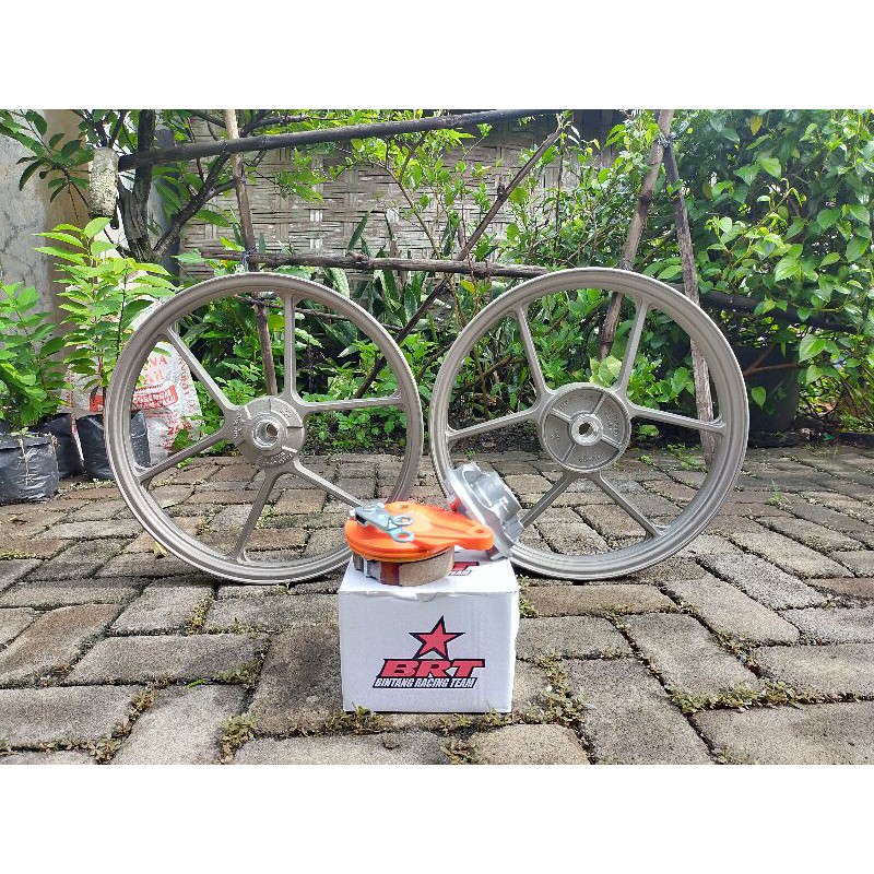Jual Velg BRT CHEMCO jupiter silver titanium | Shopee Indonesia