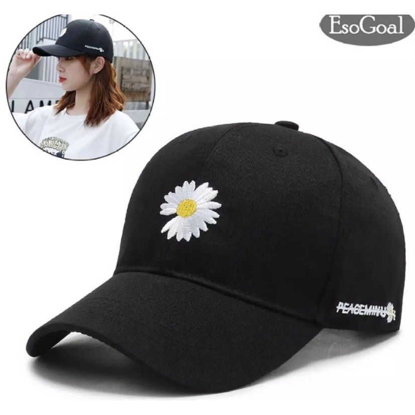 Jual Trendy Topi Baseball Pria Wanita Dewasa Bordir Bunga daisy ...