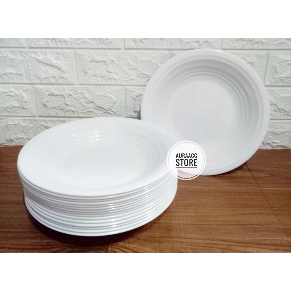 Jual TERBARU! 6PCS PIRING MAKAN ULIR/ PIRING MAKAN MELAMIN/ UKURAN ...