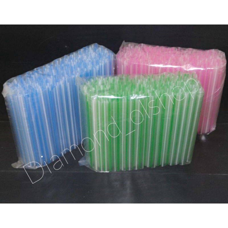 Jual Sedotan Bubble Tea Boba 6mm,8mm,12mm Isi 200gram / Sedotan Minuman ...