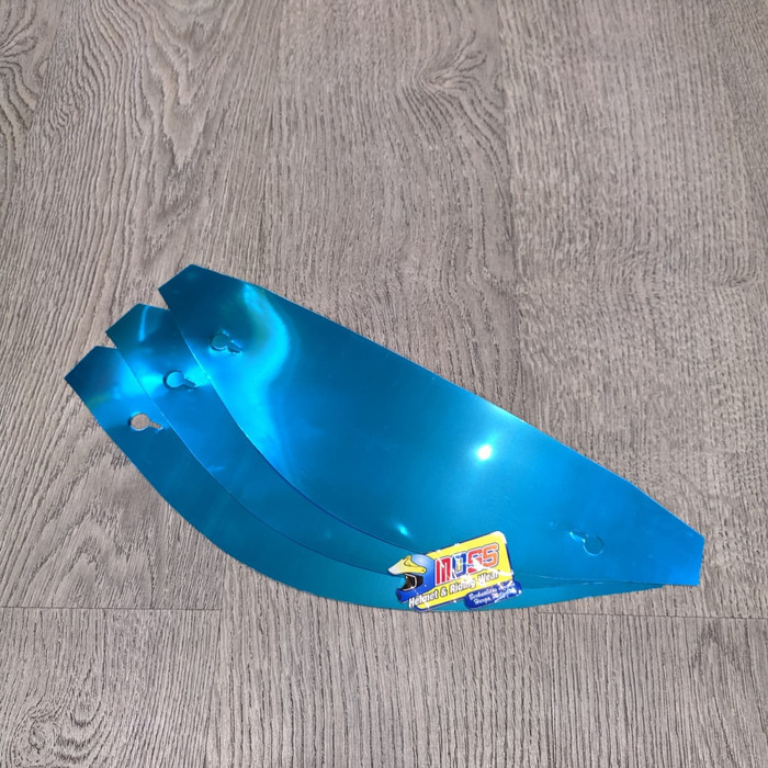 Jual Tear Off Premium Visor Flat KYT TT Course Iridium Blue | Shopee ...