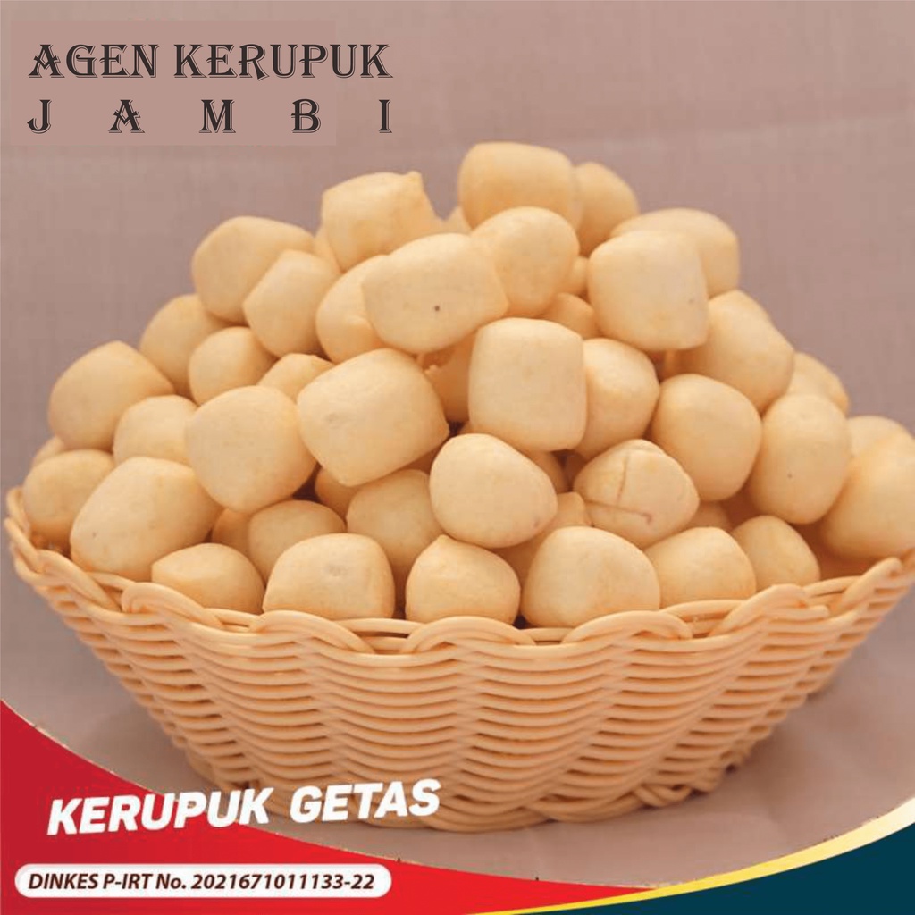 Jual KERUPUK GETAS SUPER IKAN TENGGIRI KHAS PALEMBANG/BANGKA 1000g ...