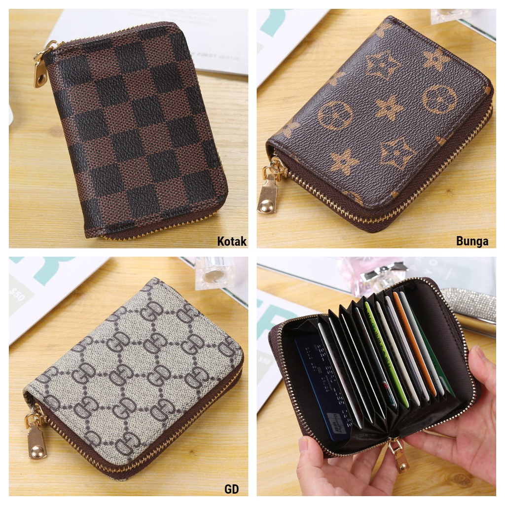 Jual Dompet korea wanita cewek multi fungsi tempat kartu bahan premium ...