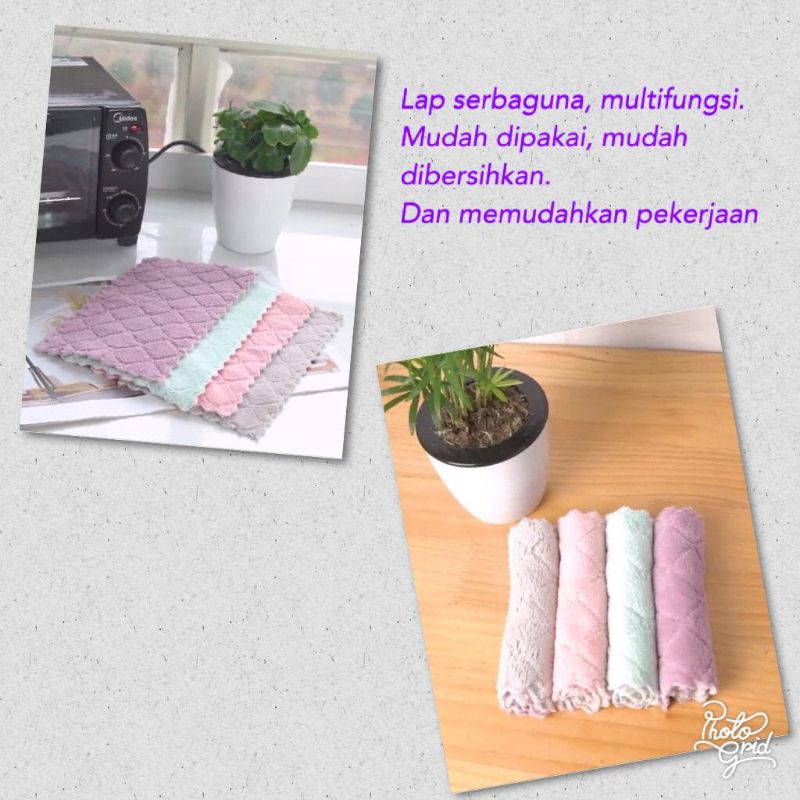Jual Lap Sebaguna untuk Lap meja, kompor, piring, tangan | Shopee Indonesia