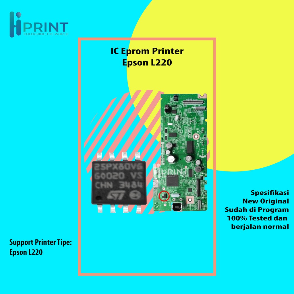 Jual IC Eprom Epson L220, IC Counter L220, IC Reset Epson L220 ...