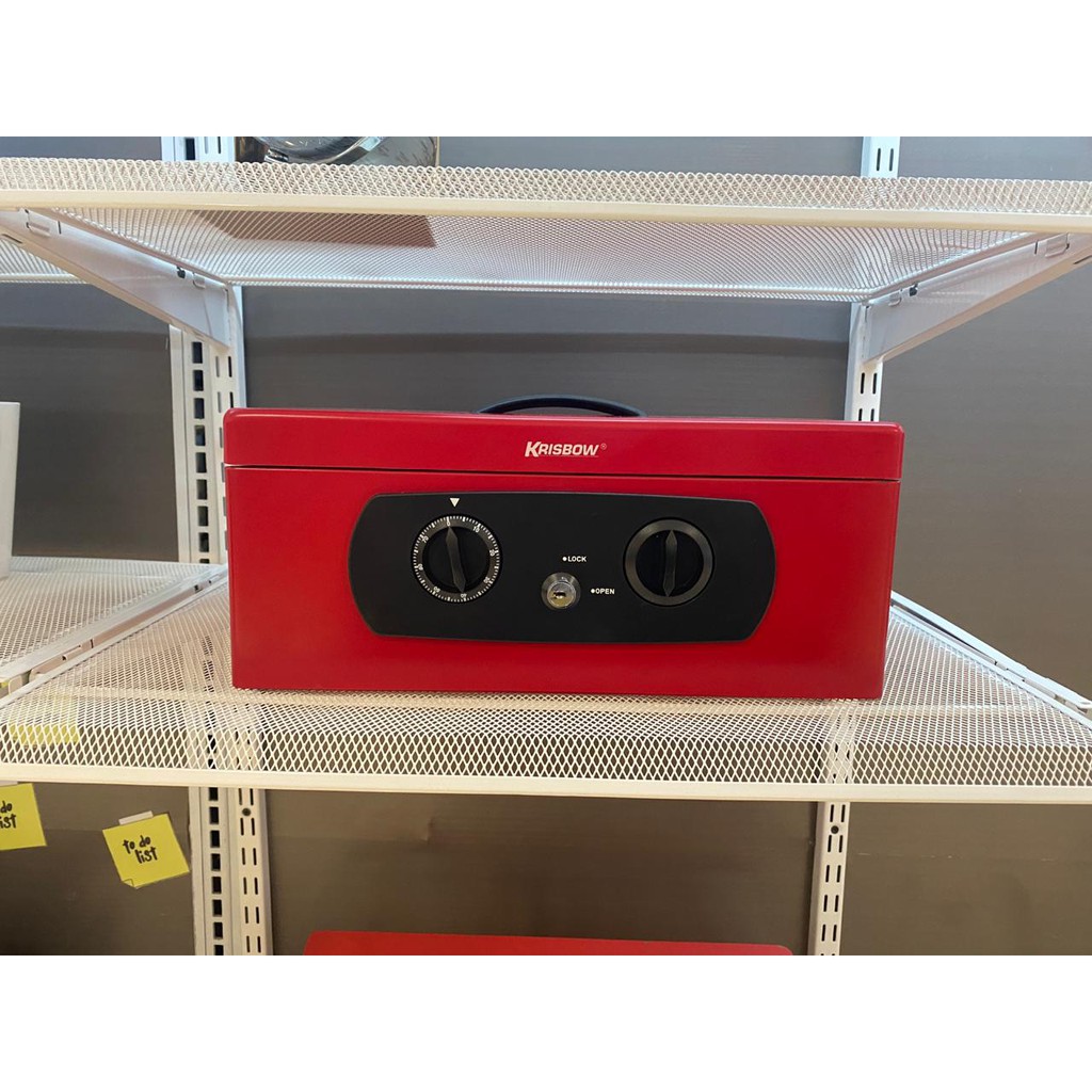 Jual KRISBOW CASH BOX kunci kombinasi/SAFETY BOX / Safe Deposit Box ...