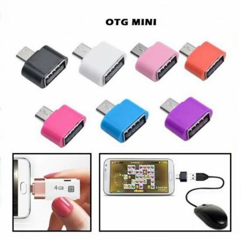 Jual OTG Mini V8 Persegi / OTG Micro USB / OTG Mini Non Kabel | Shopee ...