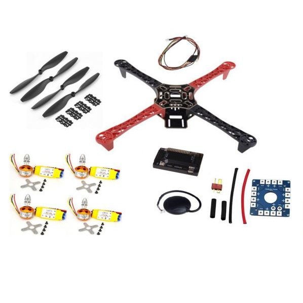 Jual F450 Quadcopter Kit Frame APM 2.6 and Neo-6M GPS 1000kv Motor ESC ...