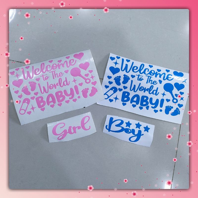 Jual stiker welcome to the world baby | Shopee Indonesia