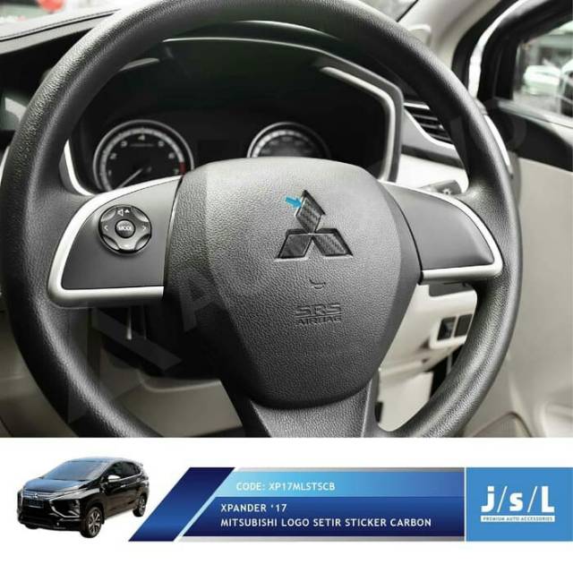 Jual STIKER LOGO SETIR STIR MOBIL XPANDER CARBON | Shopee Indonesia