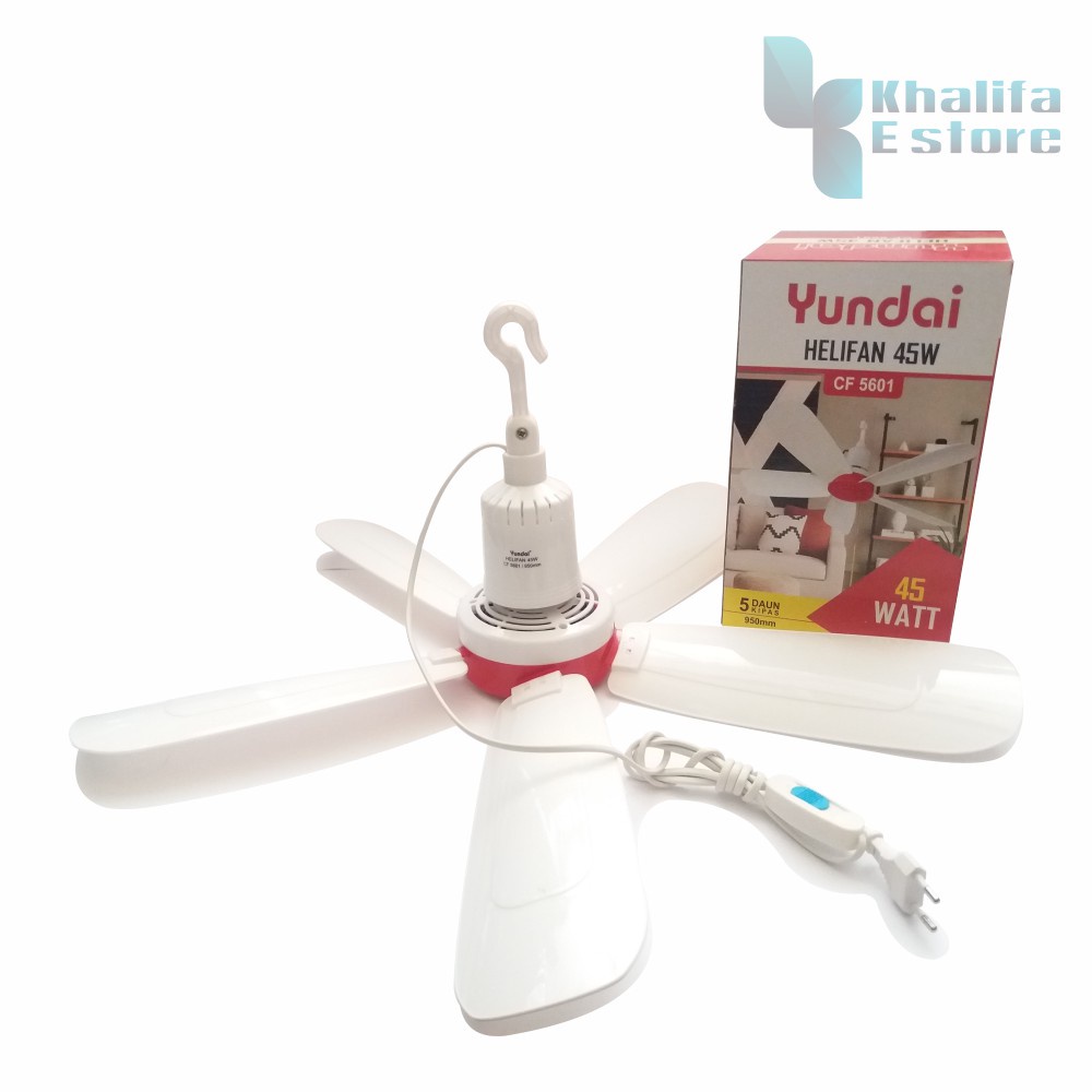 Jual KIPAS HELIFAN 5 BALING 45WATT / KIPAS ANGIN GANTUNG / KIPAS ...