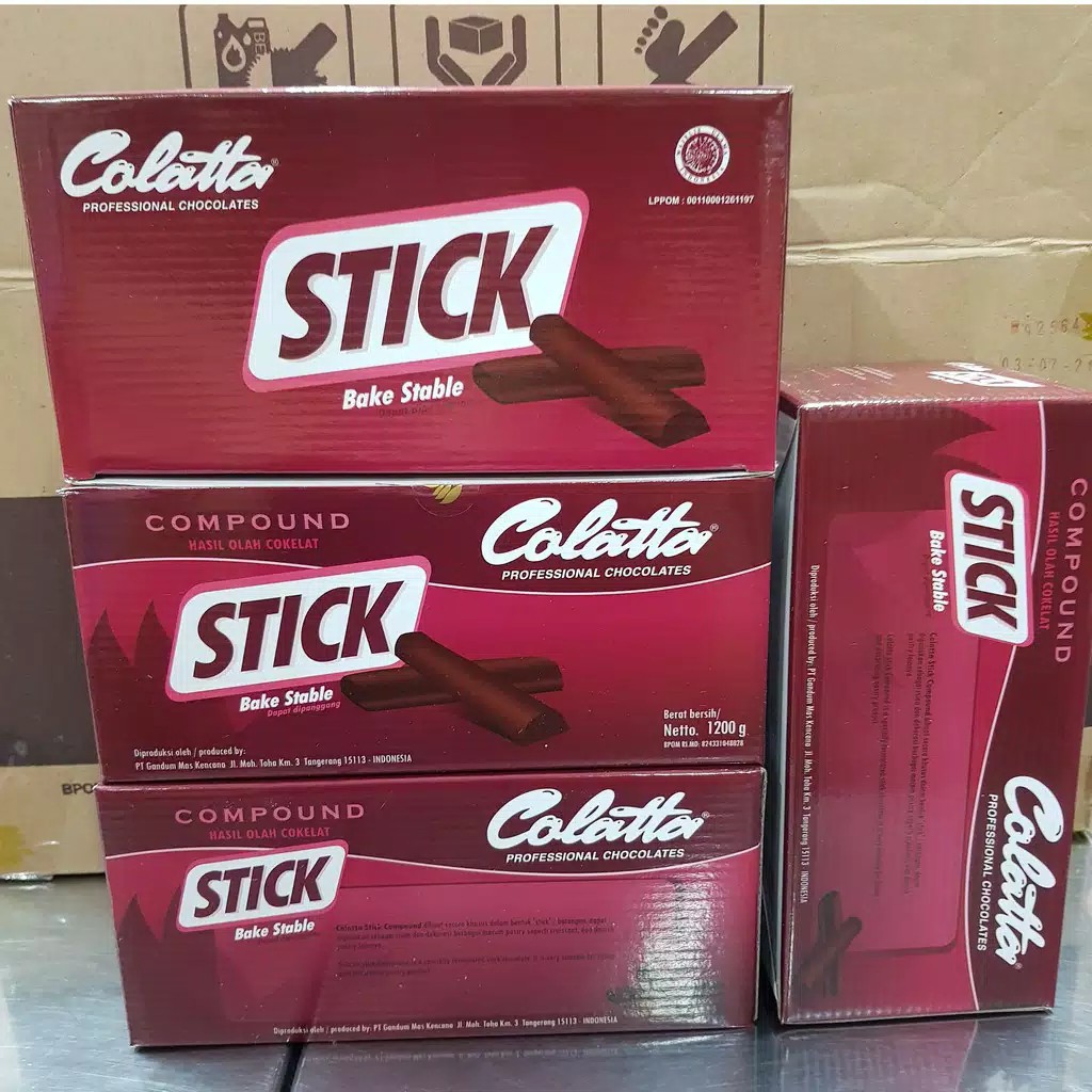 Jual COLATTA Coklat Stick Batang 1.2KG / Coklat Compound batang Colatta ...