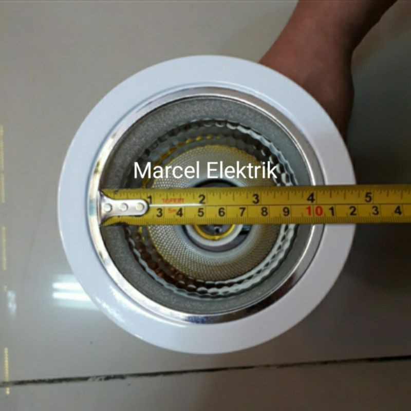 Jual Kap Downlight 4" inch kaki 3 Fiting E27 | Shopee Indonesia