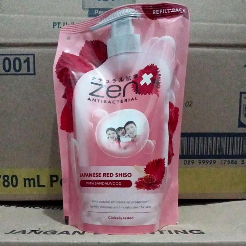 Jual ZEN BODY WASH JAPANESE RED SHISO 400 ML | Shopee Indonesia
