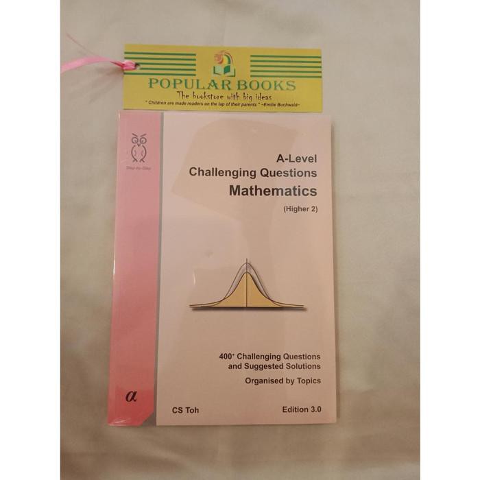 Jual School Book / Cs Toh A Level Challenging Questions Mathematics ...