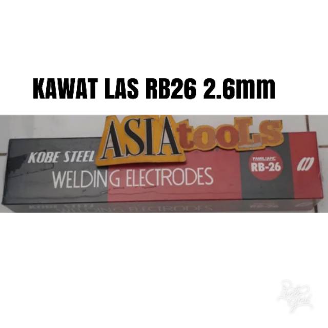 Jual Kawat Las RB26 2.6mm KOBESTEEL ECERAN 1KG | Shopee Indonesia
