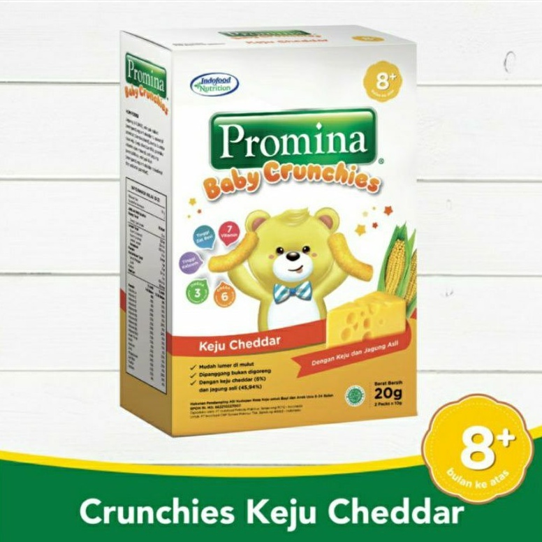 Jual Promina Baby Crunchies 20g Keju Cheddar Rumput laut | Makanan ...