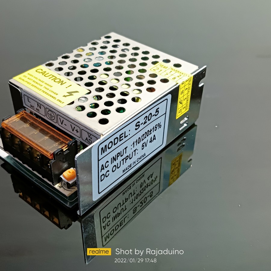 Jual Power Supply 5V 4A Switching PSU SMPS Adaptor jaring | Shopee ...
