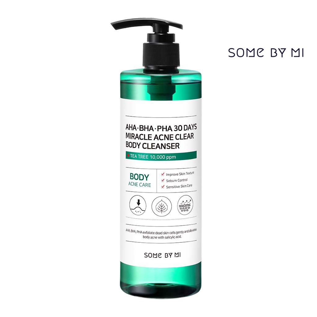Jual FULL SIZE Some by Mi AHA BHA PHA Acne Clear Body Cleanser 400ml ...