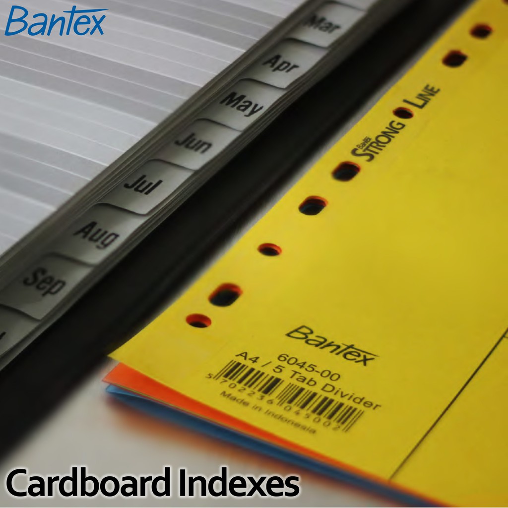 Jual Bantex Indexes A4 | Pembatas Kertas A4 | Pembatas Buku | Pembatas ...