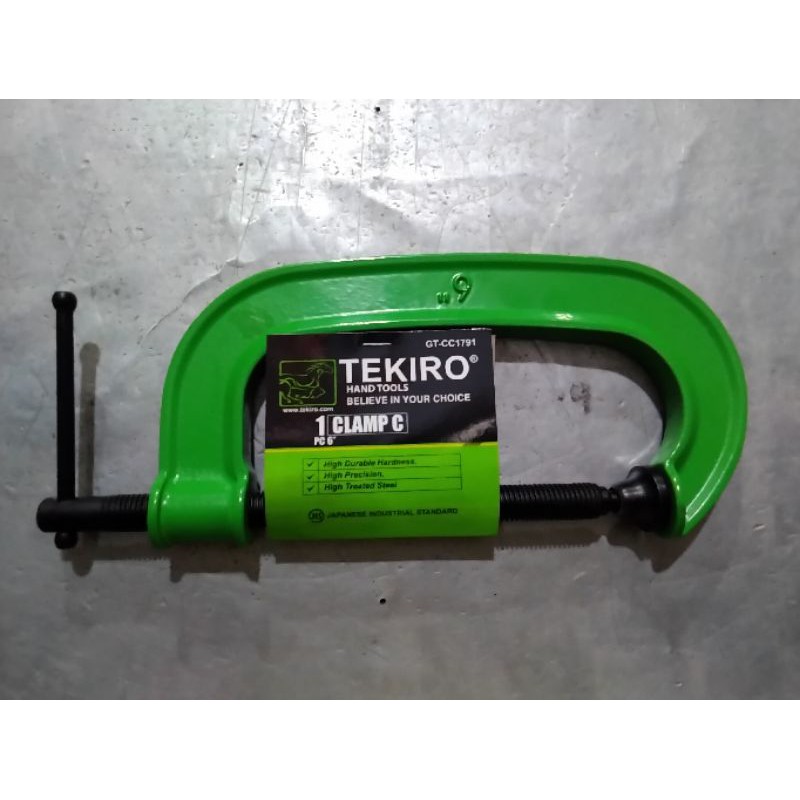 Jual TEKIRO Clamp C 6inch klem C ORIGINAL | Shopee Indonesia