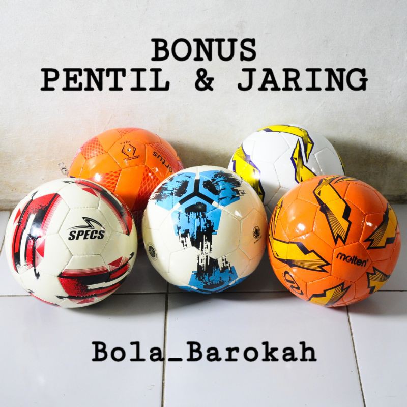 Jual BOLA SEPAK SIZE 5 / BOLA KAKI / BOLA BLITER MURAH BAHAN PU BONUS ...