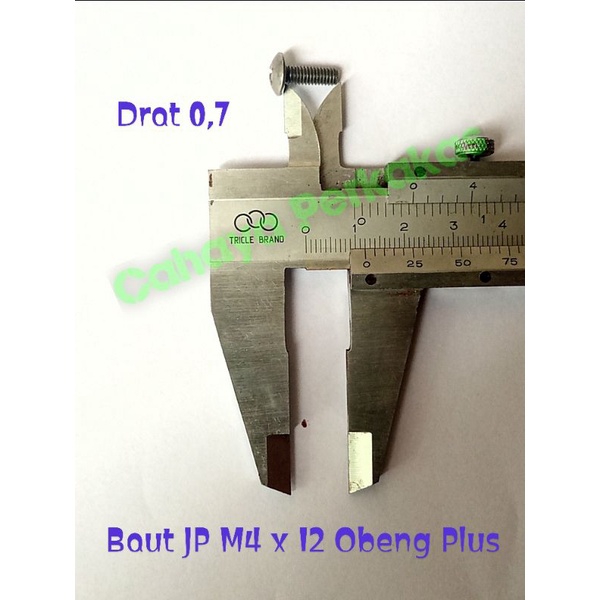 Jual AC Baut JP M4 x 12 Obeng Plus Drat Halus Original | Shopee Indonesia