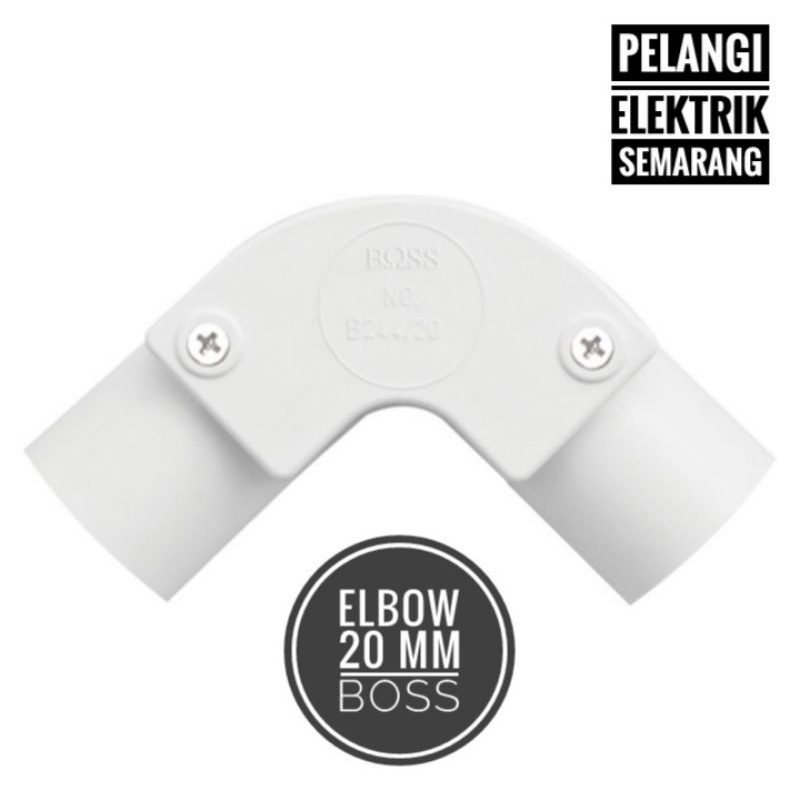 Jual BOSS Elbow Keni 20mm Lbow Knee Pipa Conduit Listrik 20 mm | Shopee ...