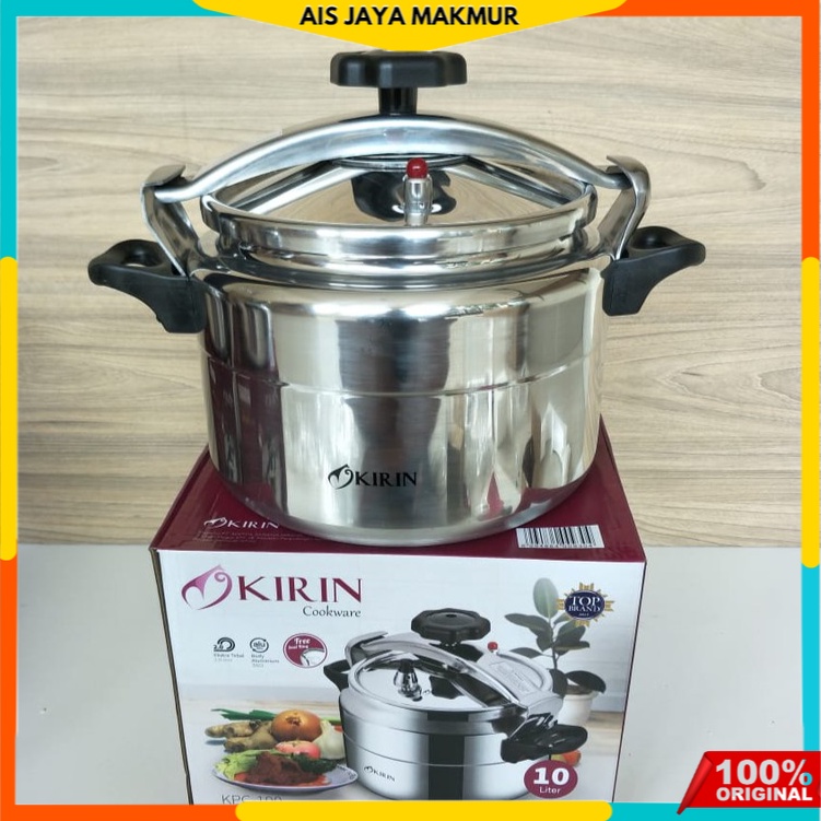 Jual PANCI PRESTO KIRIN 10 LITER | Kirin Pressure cooker KPC 100 | Shopee Indonesia
