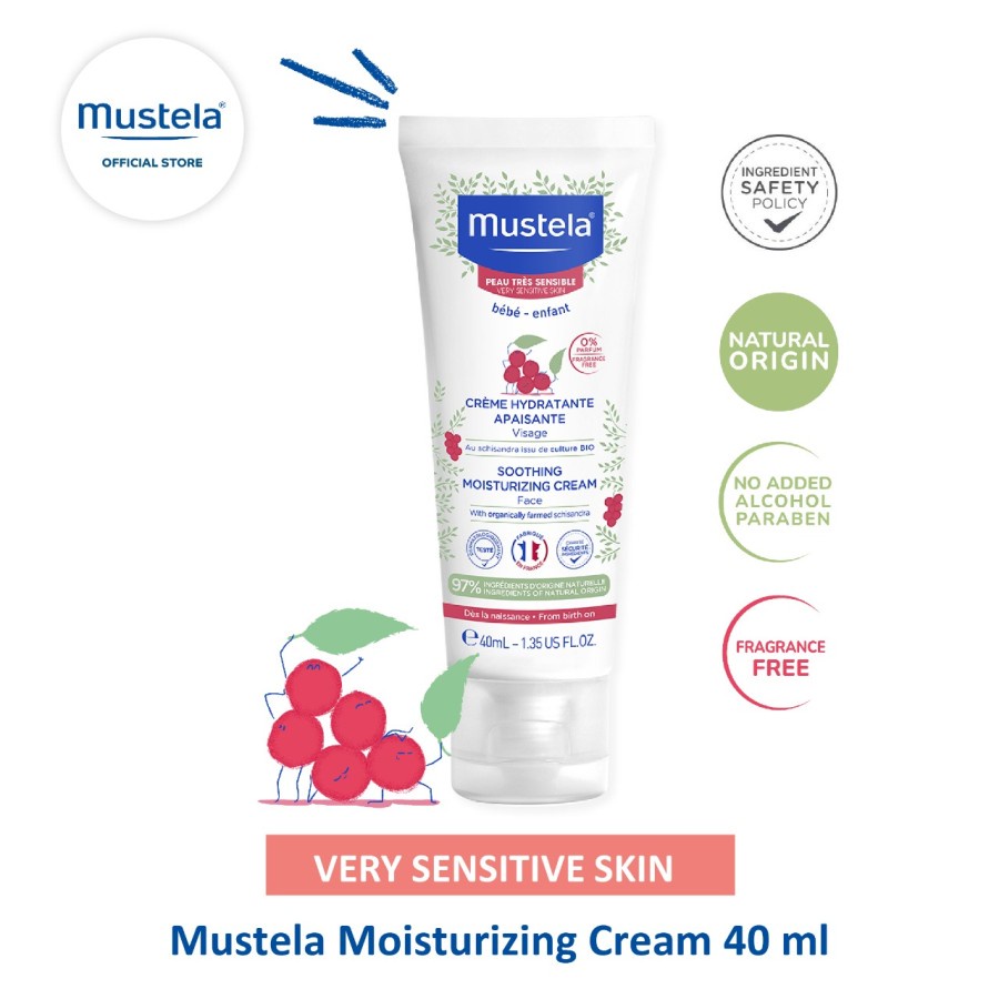 Jual Mustela Moisturizing Cream 40 ML Very Sensitive Skin | Shopee ...