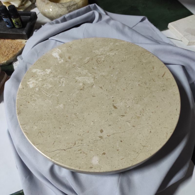 Jual stand cake marble putar tatakan kue marmer putar 30cm | Shopee ...