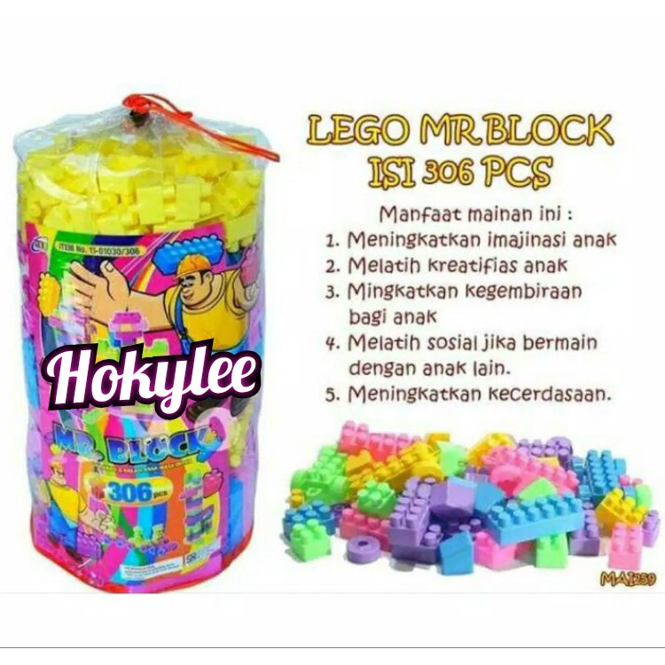 Jual MR BLOCK 306 PCS - MAINAN BLOCK EDUKASI EDUKATIF | Shopee Indonesia
