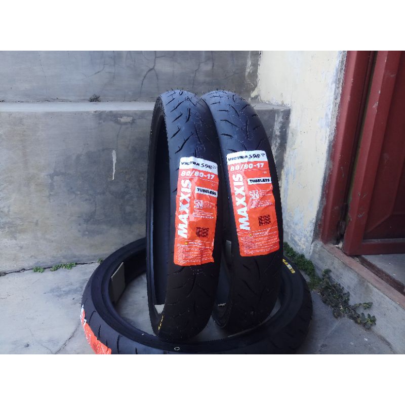 Jual Ban Maxxis Victra S98 ST Soft Compound 80/80 90/80 Ring 17 ...