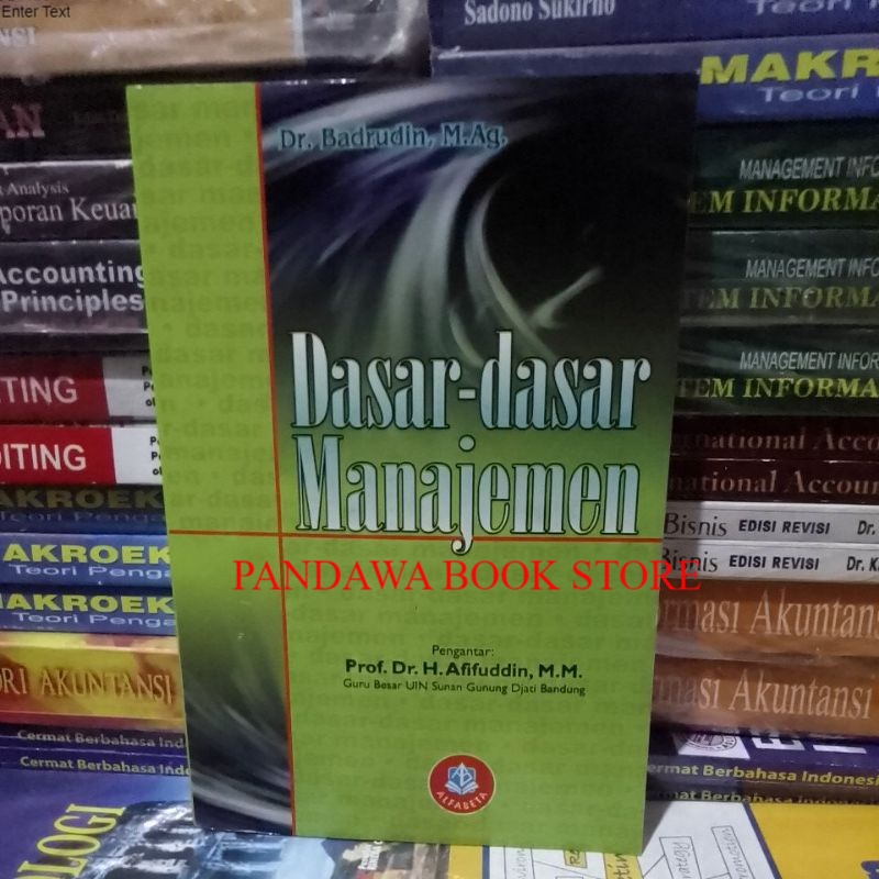 Jual Dasar - dasar Manajemen by Badrudin | Shopee Indonesia