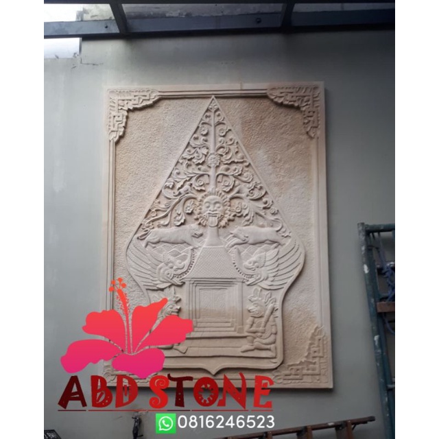 Jual relief dinding wayang Kayon batu alam | Shopee Indonesia
