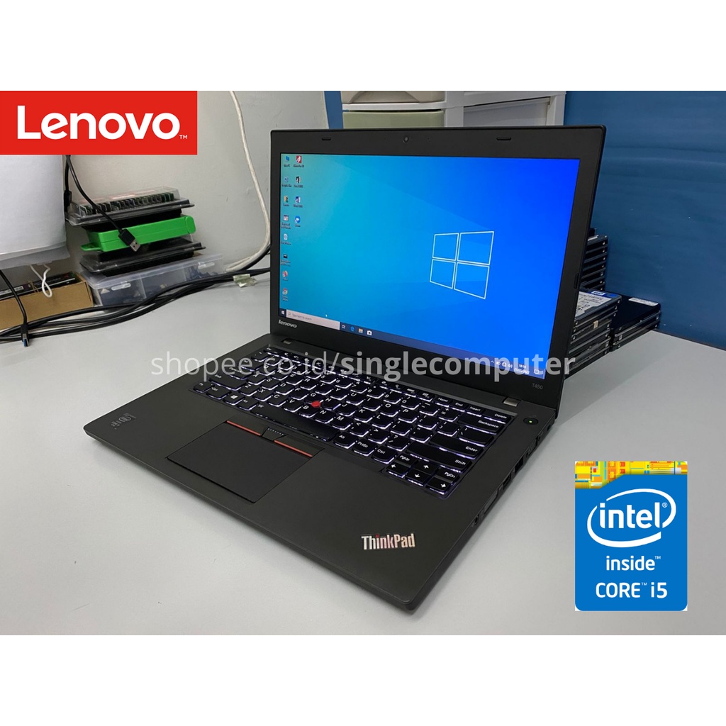 Jual Lenovo Thinkpad T450 Core i5 Gen 4 / 16GB Ram / 512GB SSD / Intel ...